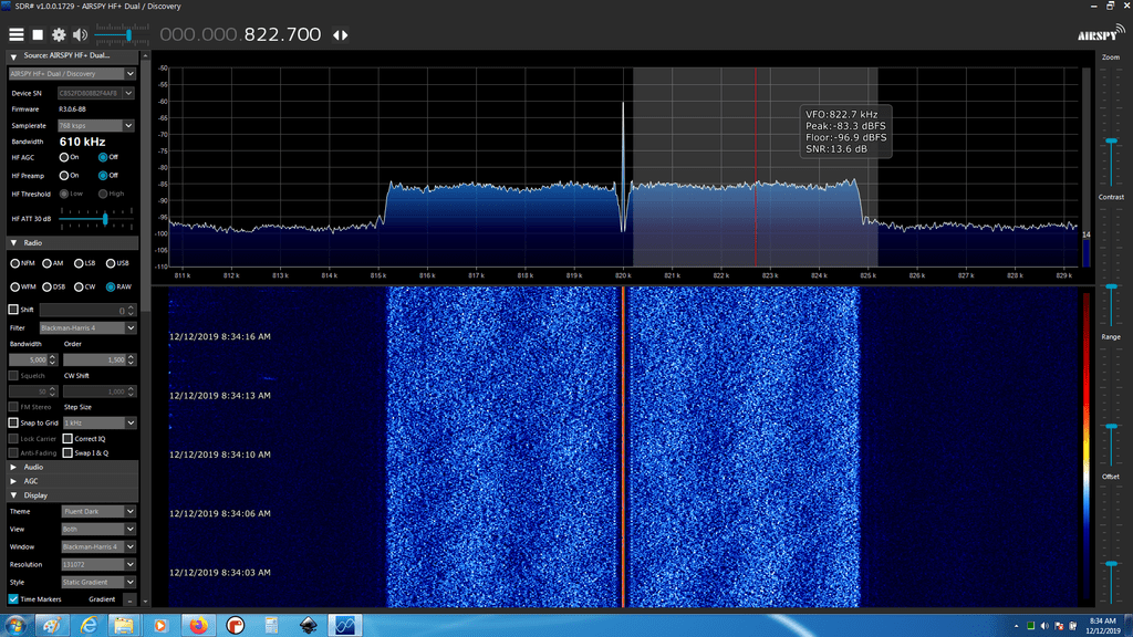 Properly Adjust Your SDR Software Waterfall - Fauquier Amateur Radio ...